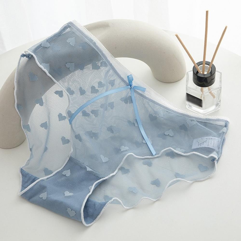 Lace Transparent Briefs Cotton Inner Crotch Panties Thin Breathable ...