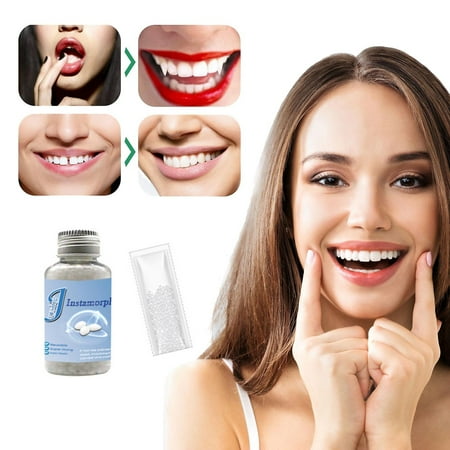 Temporary Tooth Filling, Solid Material Replacement - Denture Retainer ...