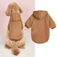 Basic Dog Hoodie, Dog Winter Coat, Warm Dog Clothes for Small and ...