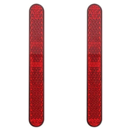 Stick-on Rectangular Reflectors - Safety Spoke Reflective Quick Mount ...