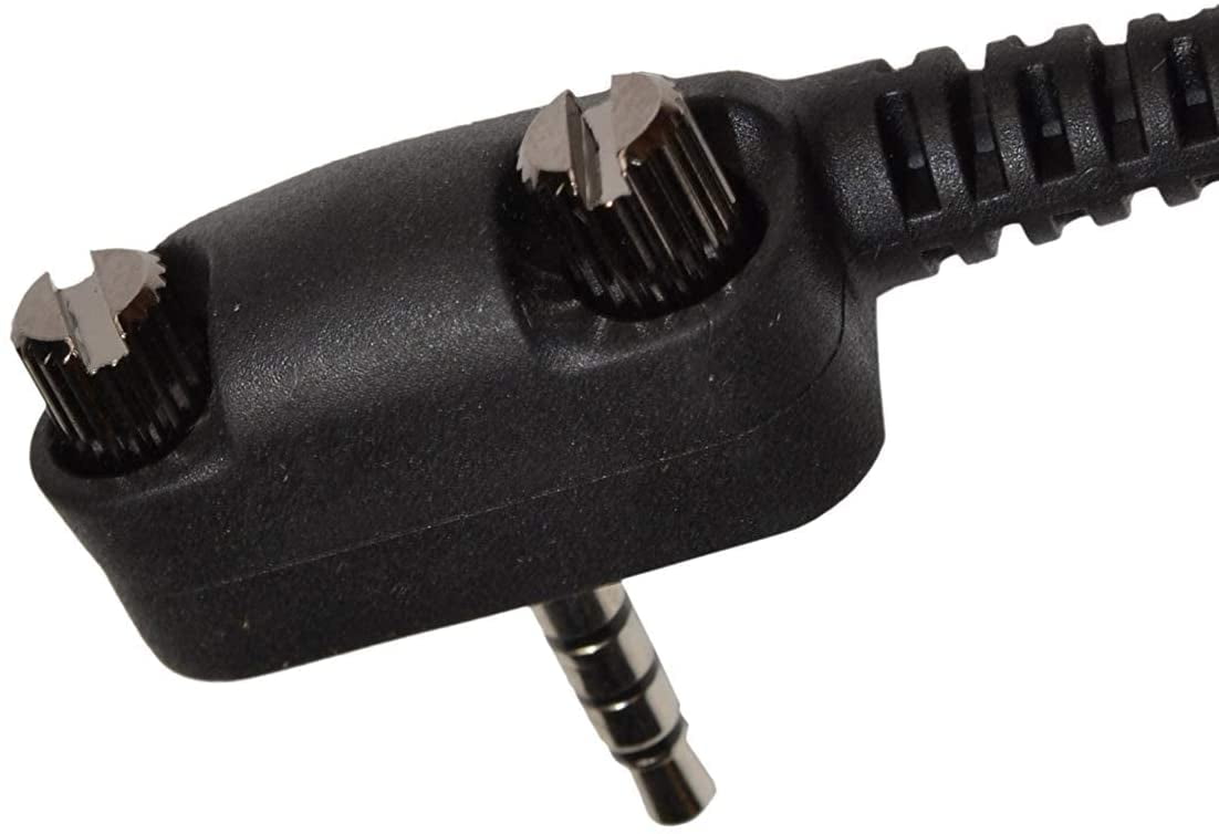 Buy HQRP Acoustic Tube Earpiece Headset PTT Mic for Vertex Standard VX-168, VX-180, VX-210 ...