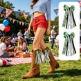 2pcs Delicate Fabric Bow & Tassel Accessory Sets, Specially Designed ...
