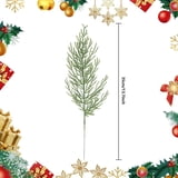 ZDWQFA, Artificial Cedar Sprigs, 20pcs, Realistic Greenery Decor ...