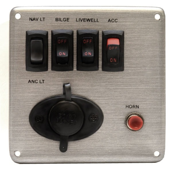 Boat Switch Panel | Fishing Pontoon - Walmart.com