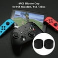 8pcs Silicone Thumb Stick Grips Controller Caps for PS4/Xbox 360/PS3 ...