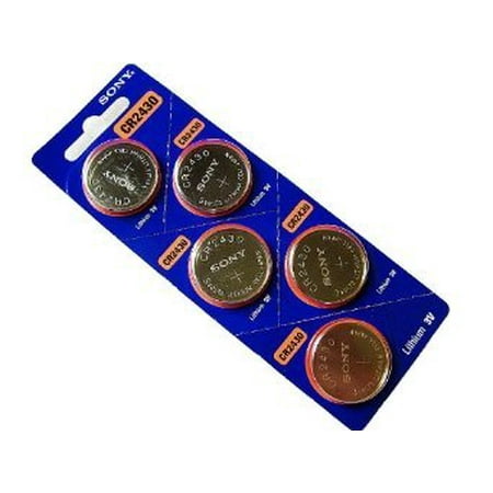 Sony CR2430 Lithium Coin Battery CR2430 (5 Pack) - Walmart.ca