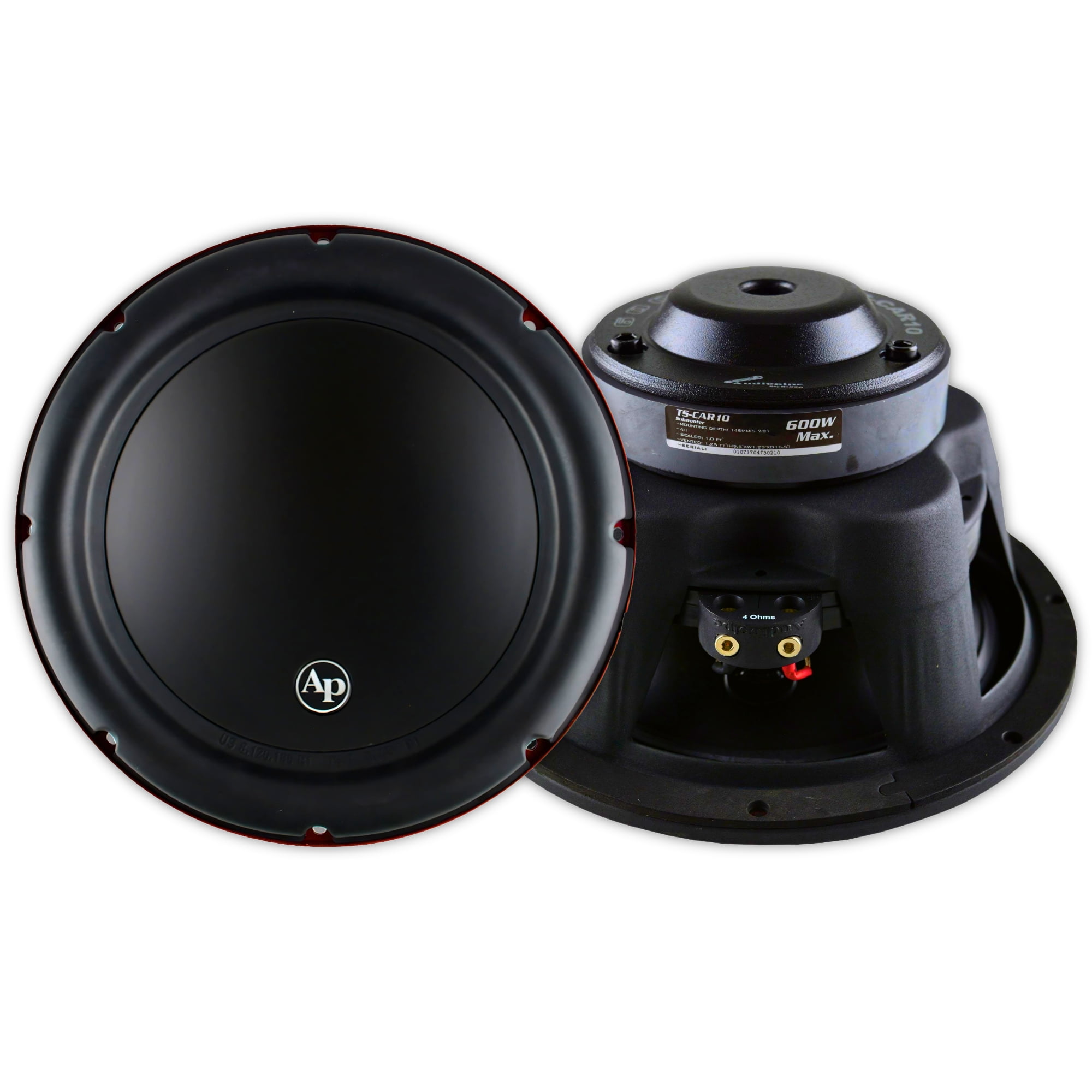 Subwoofer de 10 pulgadas 600 Watts Audiopipe | Walmart en línea