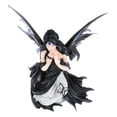 Fantasy Gathering Storm Gothic Fairy Sitting On Bubble Moon Glass Ball ...
