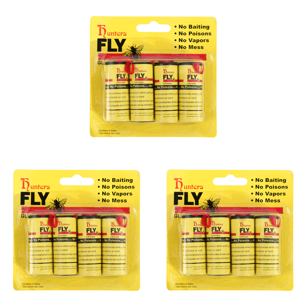 Trampa para Moscas Papel Adhesivo Desechable Control Plagas ...