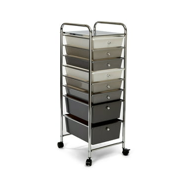 Sauder Rolling Sewing Cart with Storage, White Finish - Walmart.com