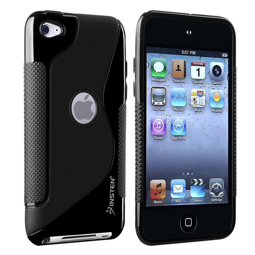 Insten TPU Rubber Skin Case For Apple iPod touch 4th Generation, Frost ...