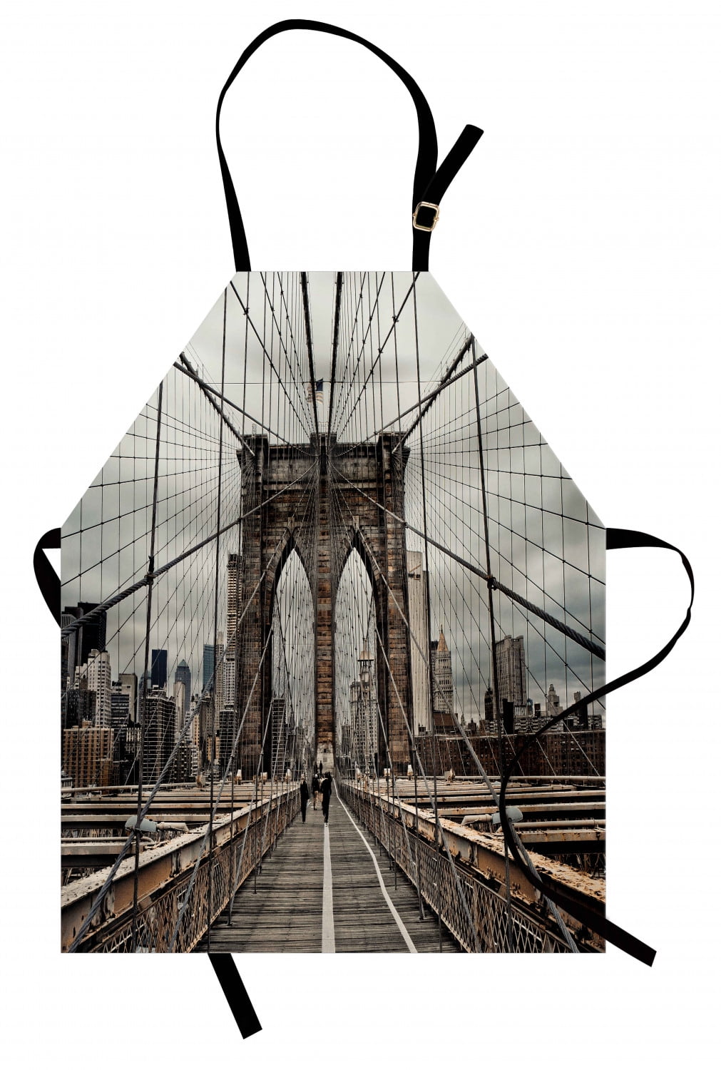 United States Apron View Of Historical Famous Brooklyn Bridge and Cable ...