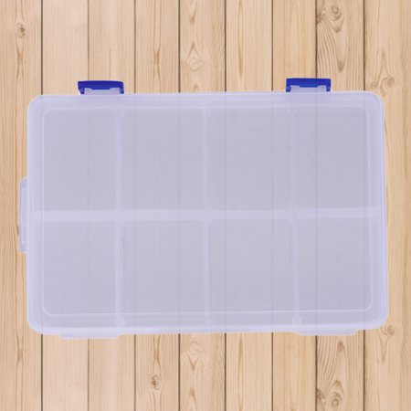 Peggybuy 8 Compartment Adjustable Storage Box Jewelry/Tool Container ...