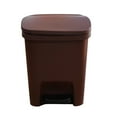 Clearance REALUX 10L Gallon Trash Can Plastic Step on Kitchen Trash Can ...