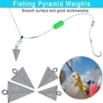 Pyramid Sinkers for Surf & Saltwater Fishing Weights - Durable Lead ...