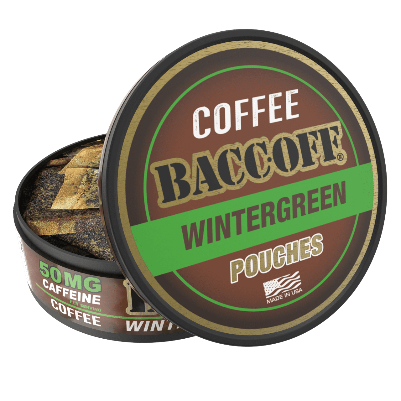 BaccOff, Premium Flavored Coffee Pouches, No Tobacco Dip, No Nicotine ...