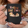 Eating For Two Pie Fall Pregnancy Announcement Women Coffee Mugs ...