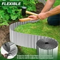 10"H 20 FT Garden Landscape Edging Border Galvanized Sturdy Metal ...