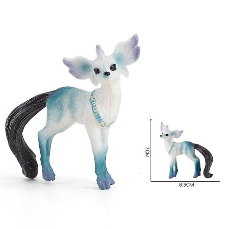 Simulation Fairy Tale Fly Horse Model Colorful Action Figures Mythical ...