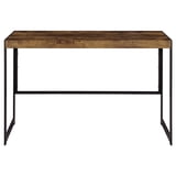 Xukmct Metal Frame Wood Tabletop Computer Desk for Home, Office ...
