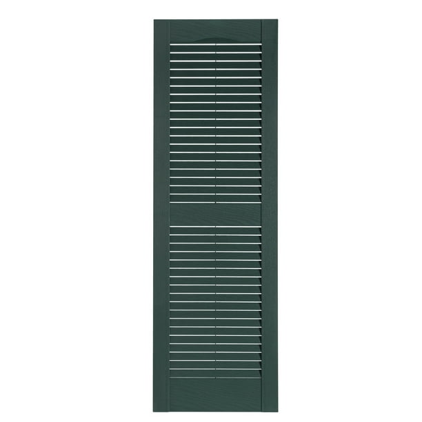 Premier One-Piece #331 Heritage Green Louver Decorative Exterior ...