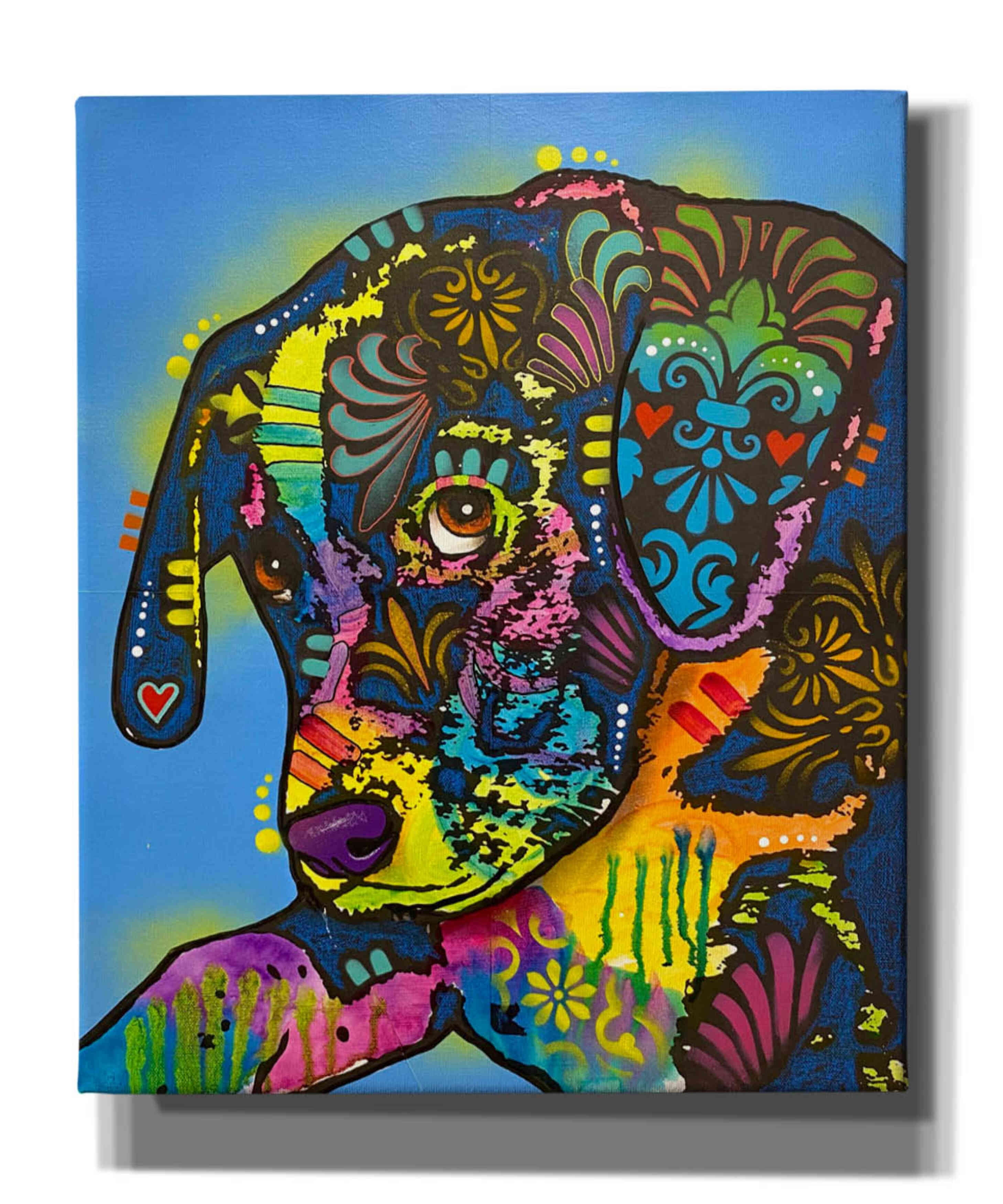 Epic Graffiti 'Not Too Sure About This' by Dean Russo, Canvas Wall Art ...