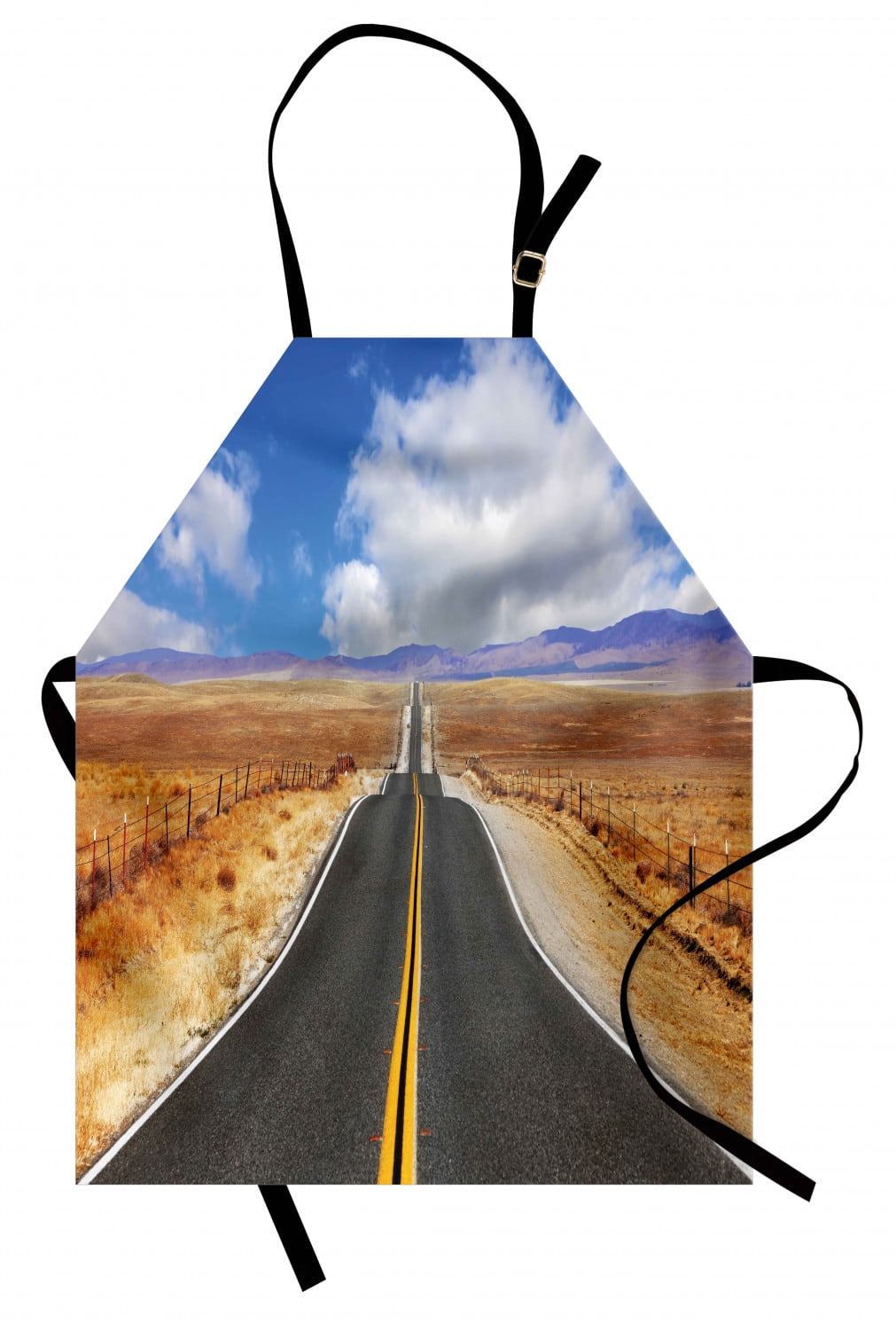 United States Apron Highway in California Steppe and Clouds Asphalt ...