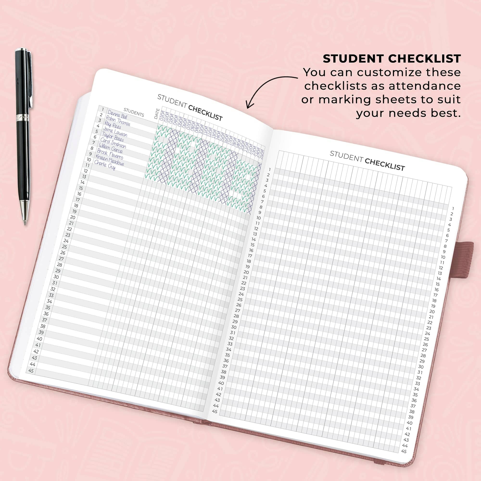 Buy Clever Fox Teacher Planner - Rose Gold at Ubuy Nepal