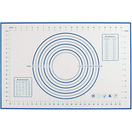 ALmi Baking mat Extra Large Silicone Pastry Mat 100% Non-Slip with ...
