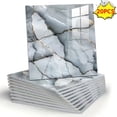 10/20Pcs Luxury Star River Marble Wall Stickers, 11.8×11.8 Inch ...