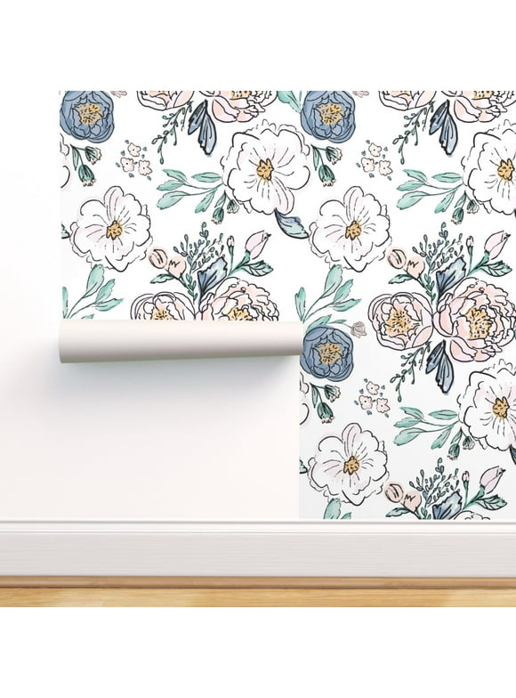 Flower Wallpaper in Wallpaper by Pattern - Walmart.com