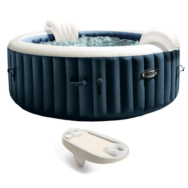 Intex PureSpa Plus Portable Inflatable Hot Tub, 77 x 28", w/ Phone Spa ...