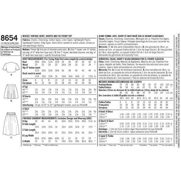 Simplicity Misses' Size 6-14 Vintage 1950s Suit Pattern, 1 Each ...