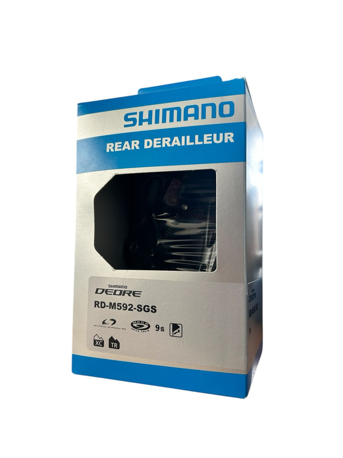 DESVIADOR TRASERO SHIMANO DEORE M592-SGS 9 PASOS PLATA/NEGRO | Walmart ...