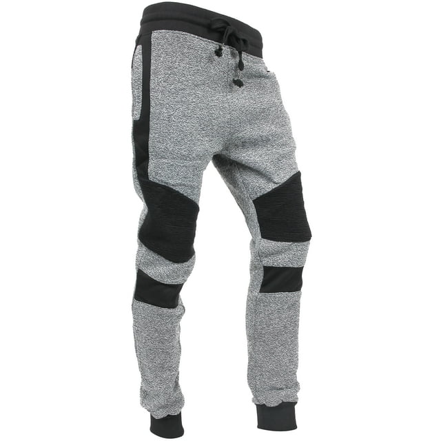 Ma Croix Mens Slim Fit Jogger Pants With Multi Designs Hip Hop Stripe