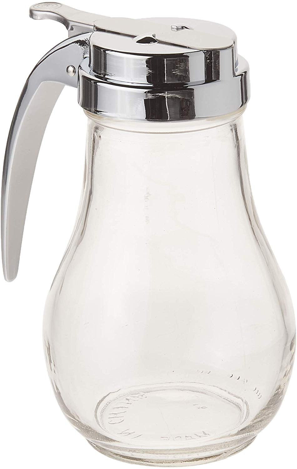 Winco G-116 Maple Syrup or Honey Dispenser-14 oz, Medium, Clear, Steel ...
