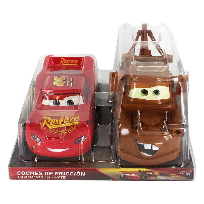 Carros DE FRICCION Toy Mark Rayo MCQUEEN y Mate | Walmart en línea