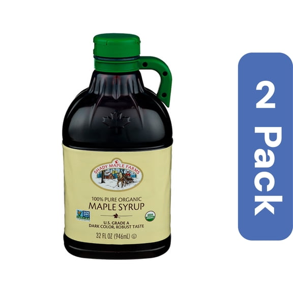 Shady Maple Farms 100 Percent Pure Organic Maple Syrup - Case of 6 - 32 ...