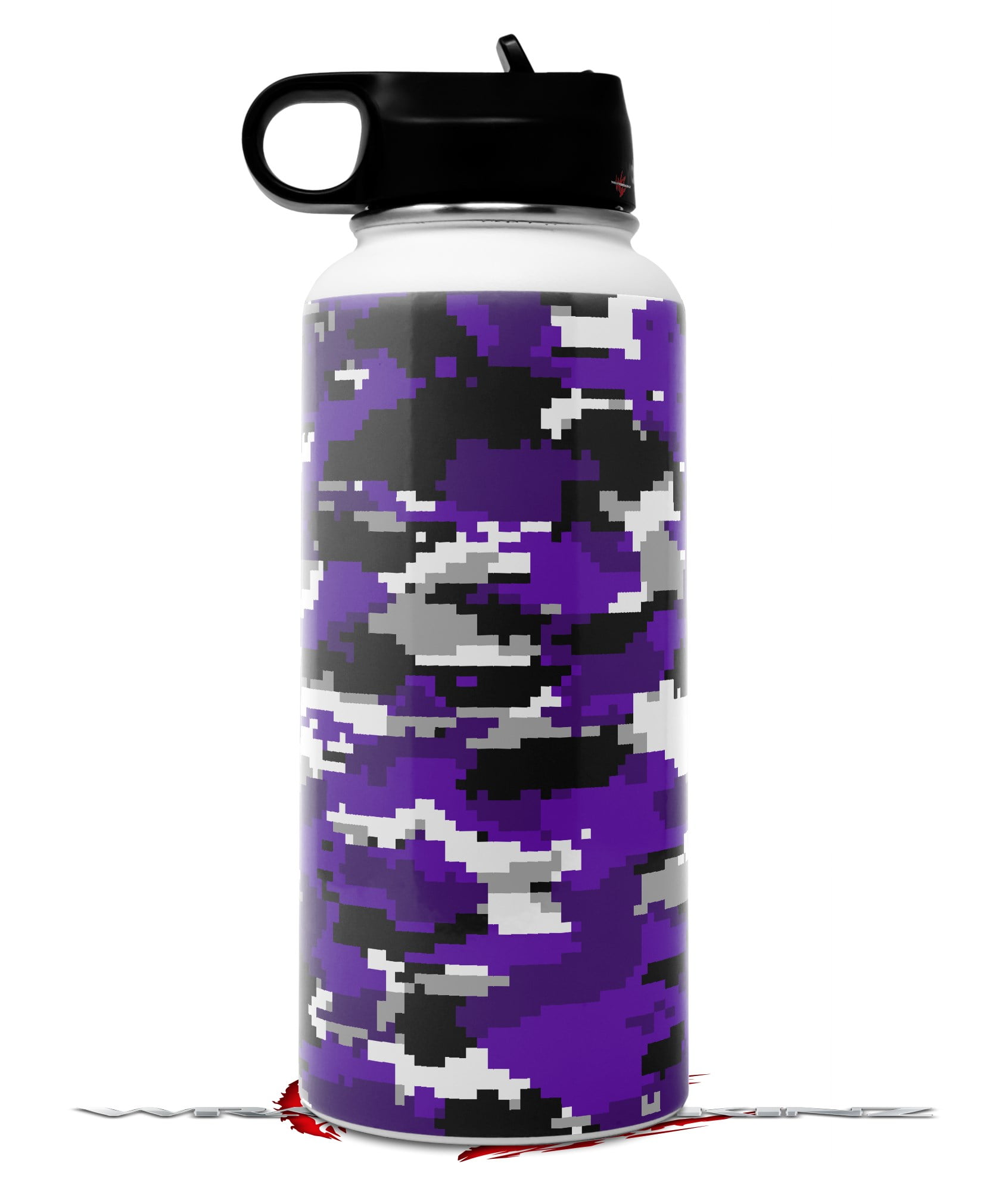 Skin Wrap Decal compatible with Hydro Flask Wide Mouth Bottle 32oz ...