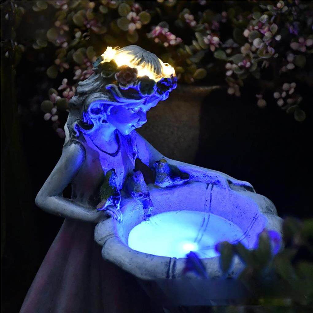 Click here for Relayinert Solar Garden Statue Solar Power Fairy S... prices