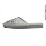 Lavra Women’s Mesh Sequin Slippers Beaded Chinese Floral Slide Sandals ...
