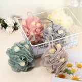 Unique Bargains 1 Pc Bath Shower Loofah Sponge Body Puffs for Shower 5. ...