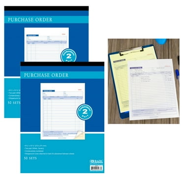 Simply Classic 2-Part Carbonless Order Form Pad / 50 Sets / 5.5" x 8.5 ...