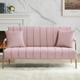 HSUNNS Loveseat Sofa, Modern Love Seat Couches for Living Room, Velvet ...