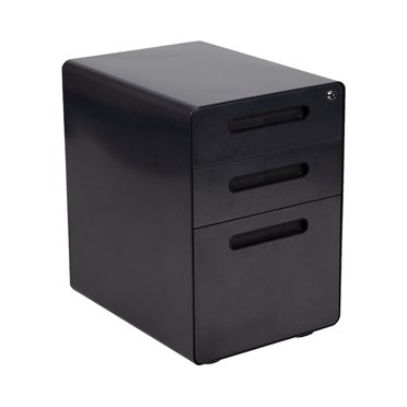 HON Flagship Mobile Box/Box/File Pedestal, Full Radius Pull, 19-7/8d ...