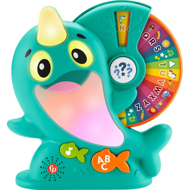 Fisher-Price Linkimals Narwhal Interactive Electronic Learning Toy for ...