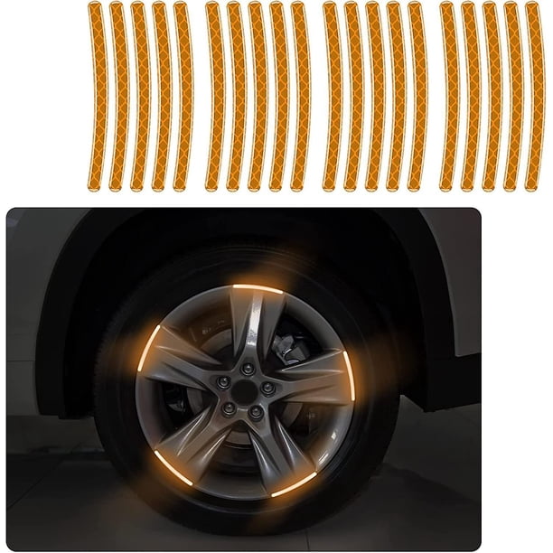 Reflective Wheel Rim Stripe Decal Sticker For Motorcycle Car Bicycle ...