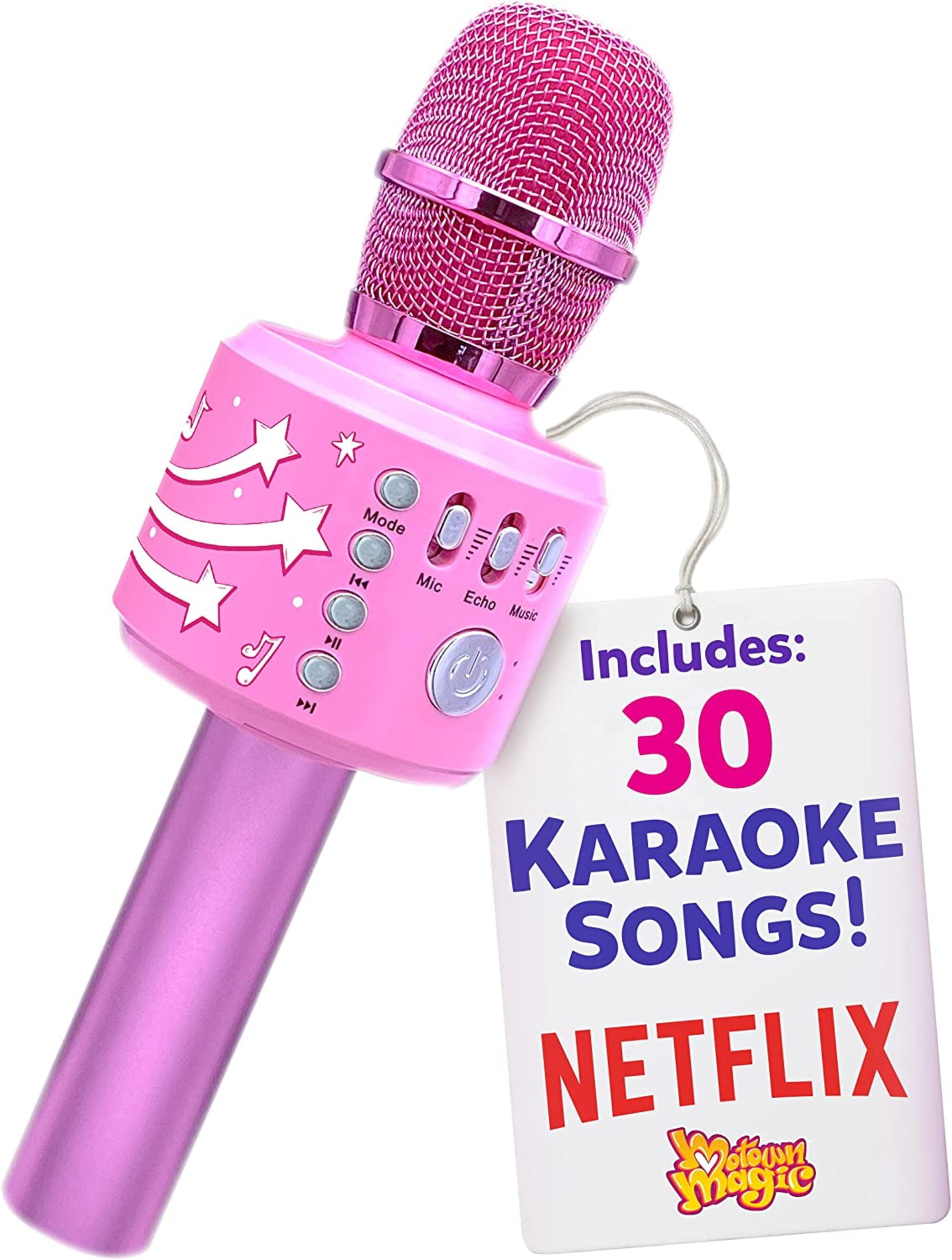 Move2Play Bluetooth Karaoke Microphone - Motown Magic Edition, Includes ...