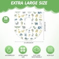 50 Packs Disposable Toilet Seat Covers Extra Large Individually Wrapped ...