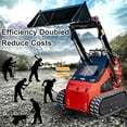 Mini Skid Steer Loader 22HP EPA Gas Engine, Dual-cylinder, Multi ...